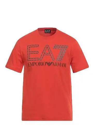EA7 T-shirt Size Cotton - Orange