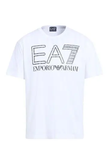 EA7 T-shirt Size Cotton - White
