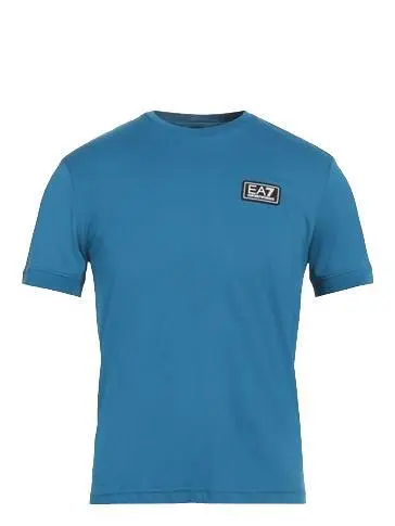 EA7 T-shirt Deep Teal Size Cotton, Elastane, Polyamide, Polyester - Green