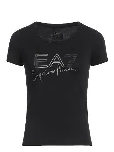 EA7 Logo-print T-shirt - Black