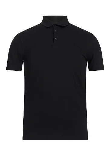 Armani Exchange Polo Shirt Military Size Cotton - Black