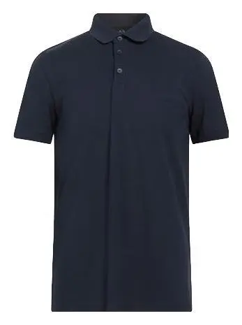 Armani Exchange Polo Shirt Military Size Cotton - Blue