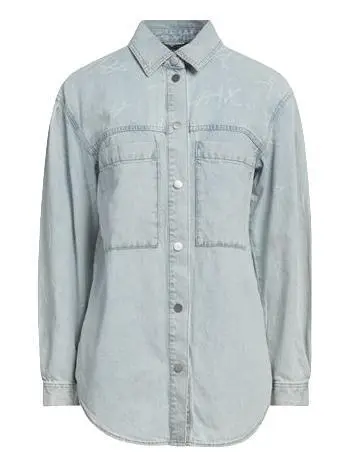 Armani Exchange Denim Cotton Shirt - Blue