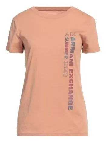 Armani Exchange Cotton Crewneck T-shirt - Blush