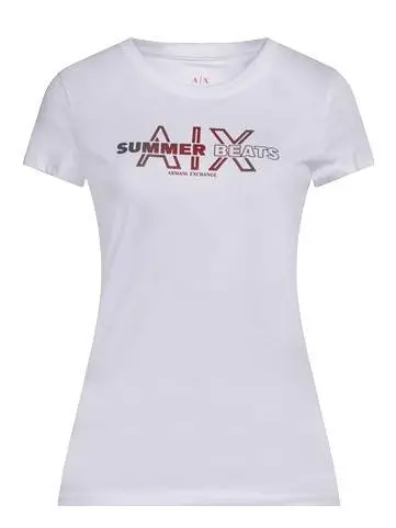 Armani Exchange Logo-print Jersey T-shirt - White