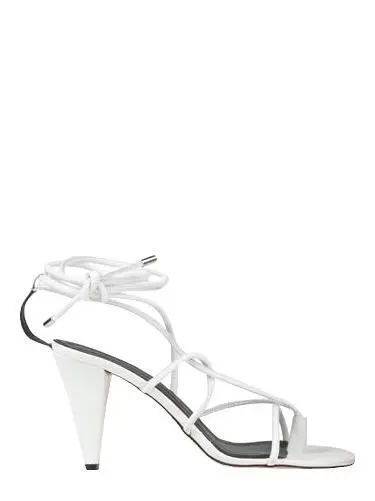 Isabel Marant Thong Sandal Lambskin - White
