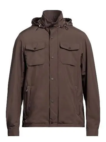 MOORER Jacket In Polyester - Brown