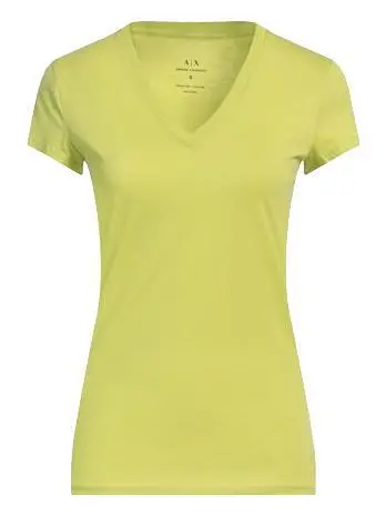 Armani Exchange Basic Tee In Pima Cotton - Green
