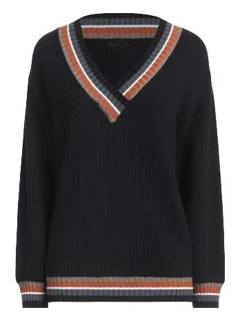 MOORER Knitted Sweater - Blue