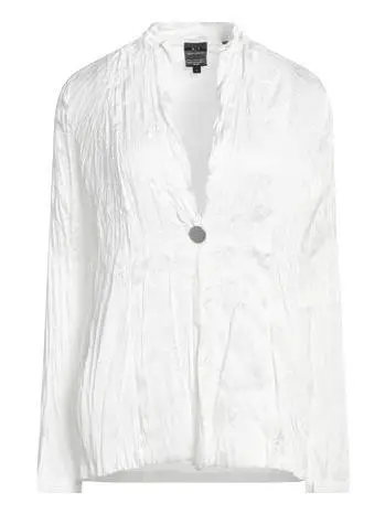 Armani Exchange Single-breasted Blazer - White