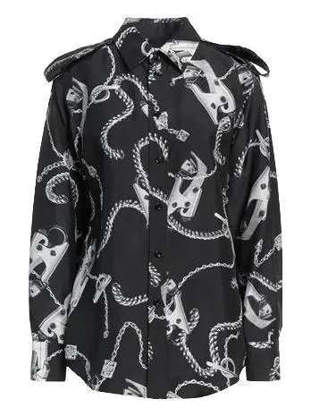 Burberry Silk Satin Shirt - Black
