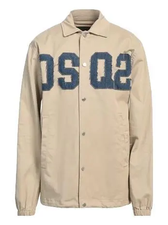 Dsquared2 Casual Jacket With Appliqués - Beige