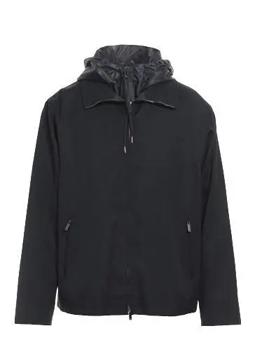 Emporio Armani Virgin Wool Blend Casual Jacket - Midnight Blue