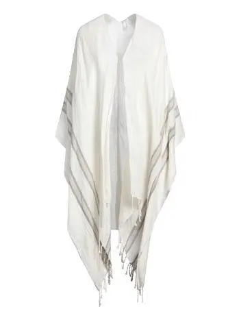Brunello Cucinelli Linen Cape - White