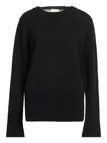 COMPAGNIA ITALIANA Wool Two-tone Sweater - Black