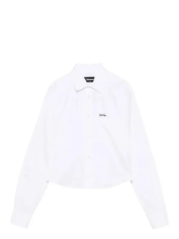 Dsquared2 Mini Dean Cotton Shirt - White