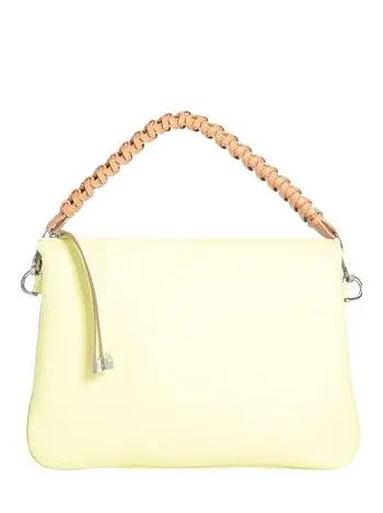 GIANNI CHIARINI Leather Handbag With Detachable Straps - Yellow