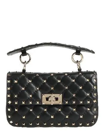 Valentino Garavani Leather Handbag - Black