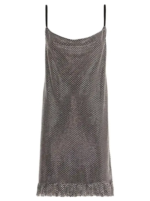 Philosophy Di Lorenzo Serafini Rhinestone Mini Dress - Silver
