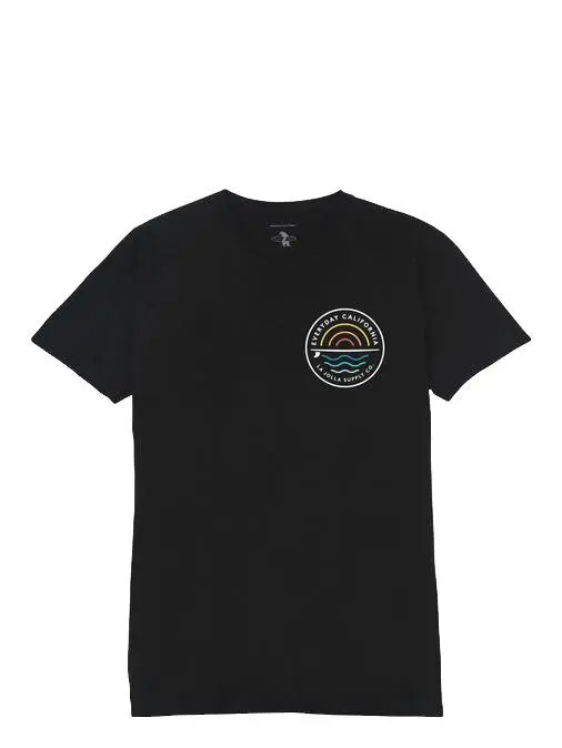 EVERYDAY CALIFORNIA Cabrillo Tee Shirt - Black / Multicolor