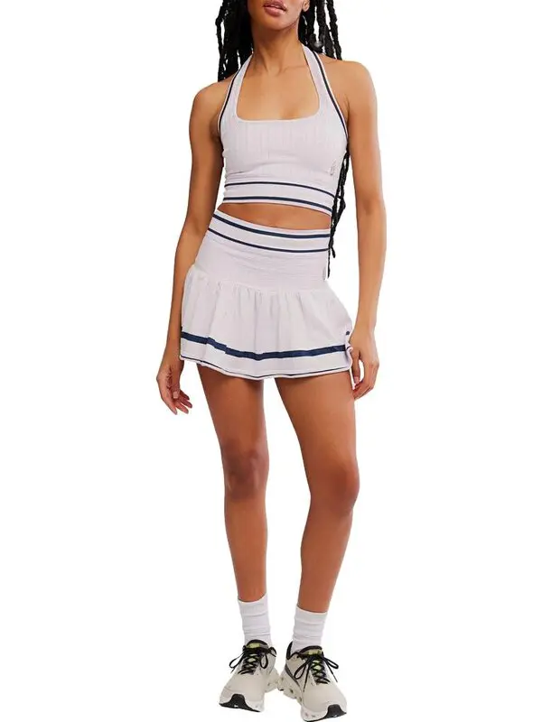 Free People Advantage Halter Top & Miniskirt Set - Rosewash Combo
