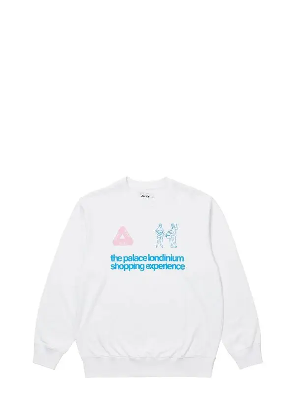 PALACE Shopping Experience Crew - White