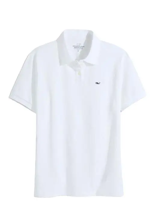 Vineyard Vines Classic Piqué Polo - White Cap