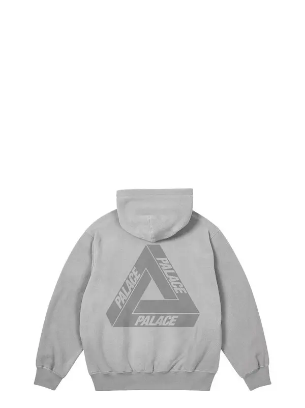 PALACE Polartec Lazer Zip Hood - Concrete Grey