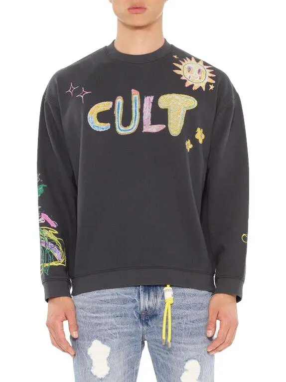 CULT OF INDIVIDUALITY Graphic Sweatshirt - Steel