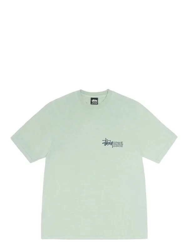 StÜssy Superior Quality Pigment Dyed Tee Shirt - Granite