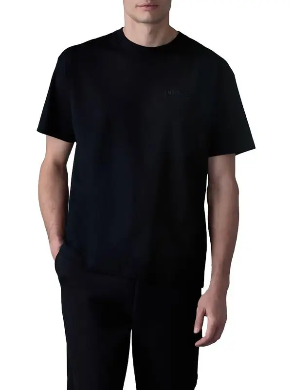 Mackage Tee-r Silicone Logo Organic Cotton T-shirt - Black