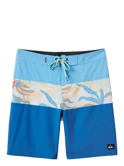 Quiksilver Surfsilk Panel Board Shorts - Blue Steel