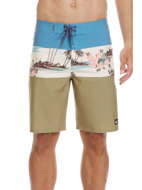 Quiksilver Surfsilk Panel Board Shorts - Niagara