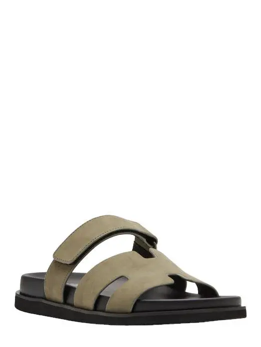 Steve Madden Maiven Slide Sandal - Olive Suede