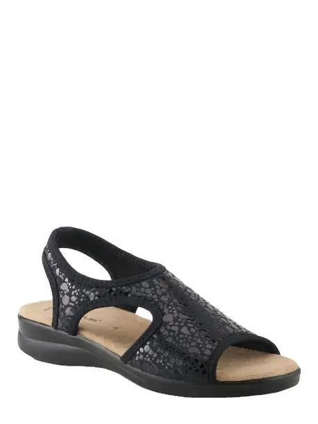 SPRING STEP SHOES Nyaman Slingback Sandal - Black