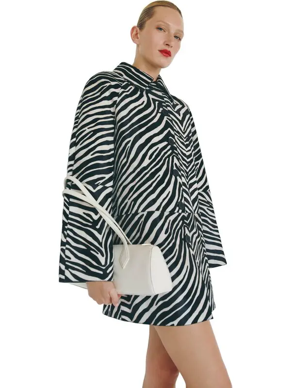 REFORMATION Veda Celine Suede Leather Jacket - Multi