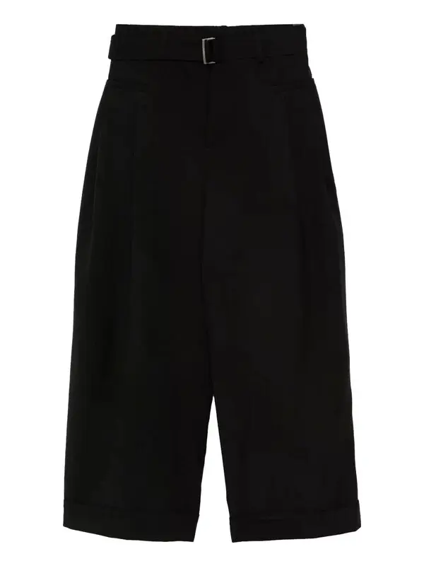 SONGZIO Zip Fastening Pants - Black