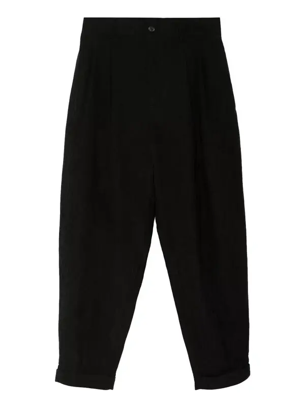 SONGZIO Pleated Trousers - Black