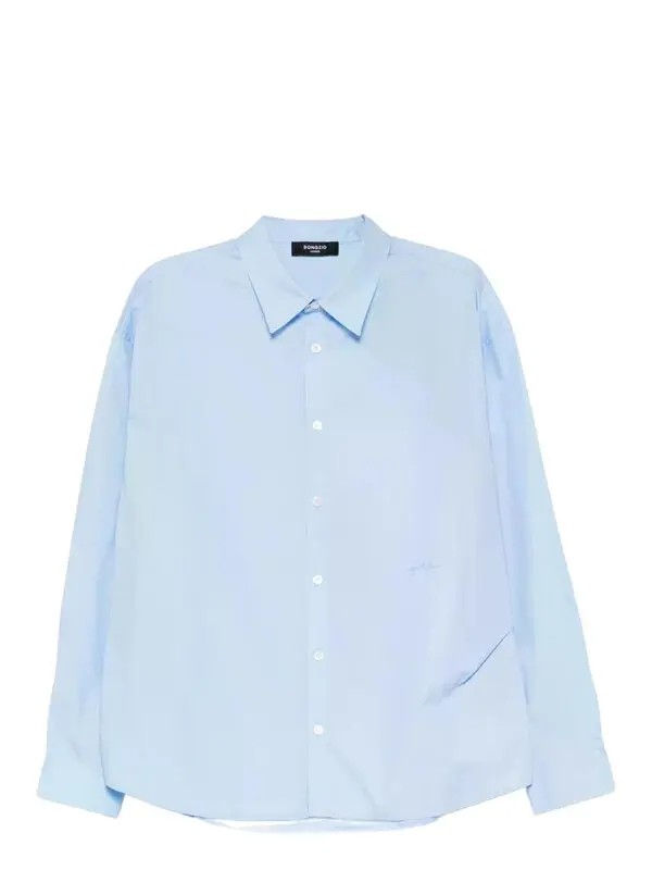 SONGZIO Slant Autograph Shirt - Blue