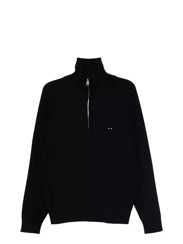SONGZIO Emblem High-neck Jumper - Black