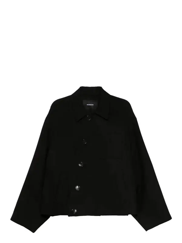 SONGZIO Button-front Jacket - Black