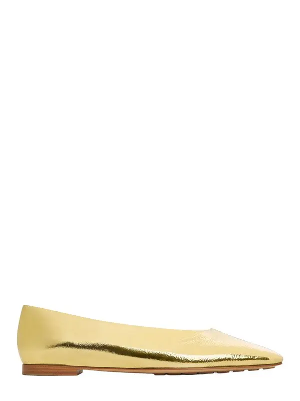 Bottega Veneta Sofia Ballerina - Gold