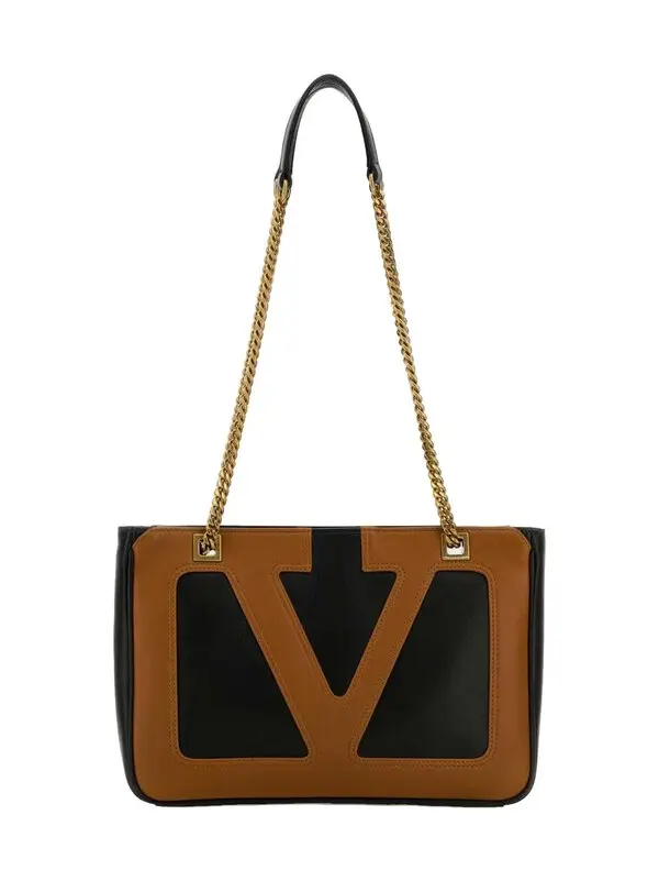 Valentino Garavani Tote Bag With Chain Strap - Black