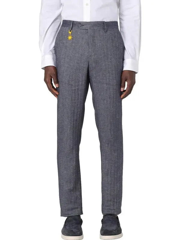 MANUEL RITZ Tailored Trousers - Blue