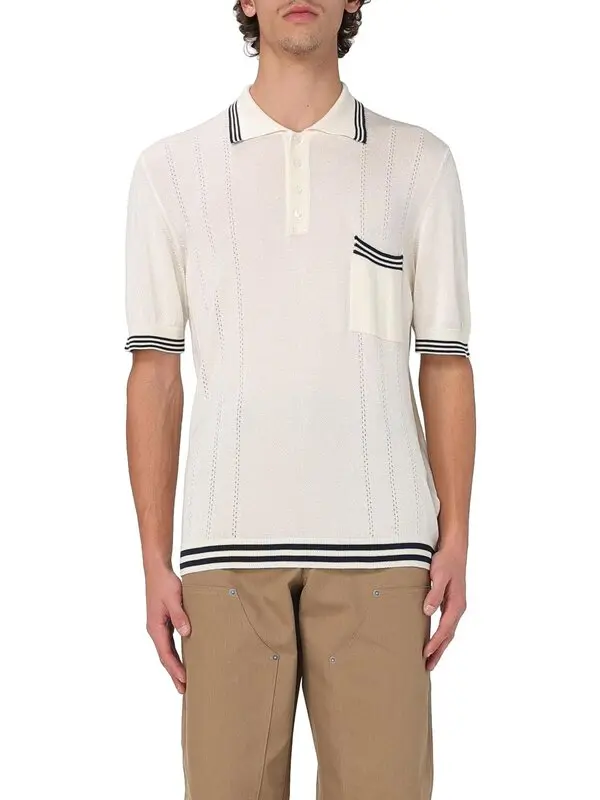 GOLDEN GOOSE Polo Shirt - Yellow Cream