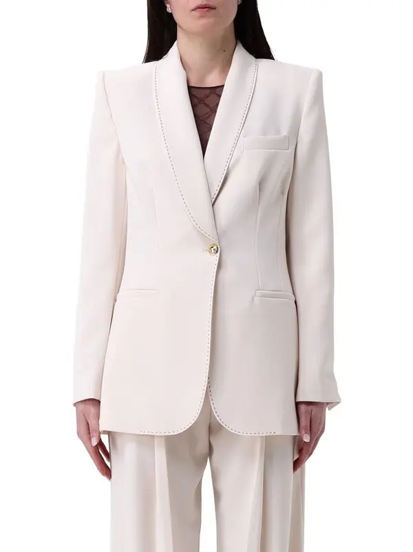 Elisabetta Franchi Classic Jacket - Butter