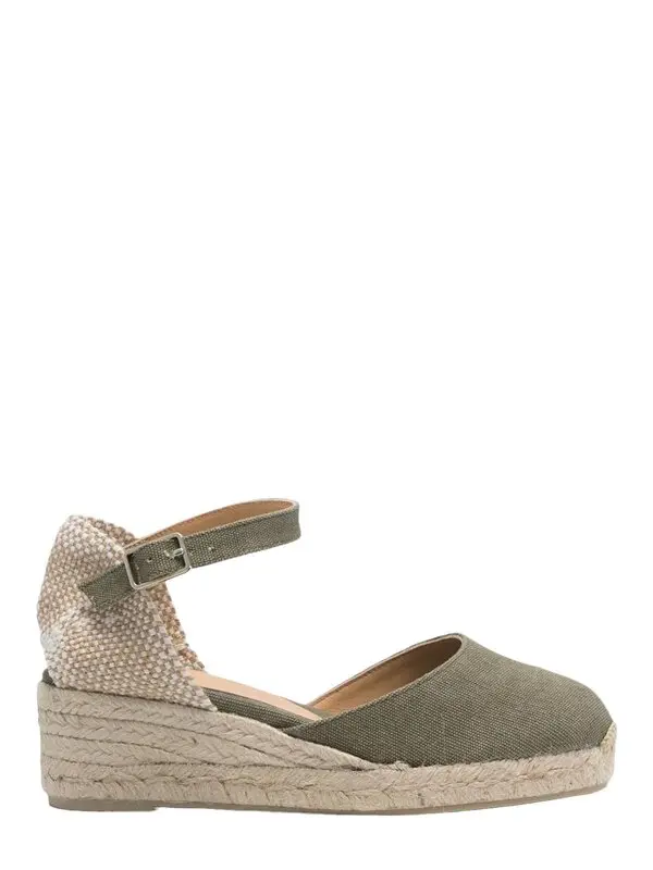 CastaÑer Espadrille Wedge Sandals - Olive