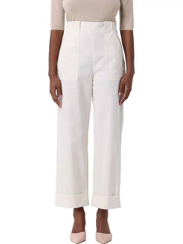 Max Mara Trousers - White