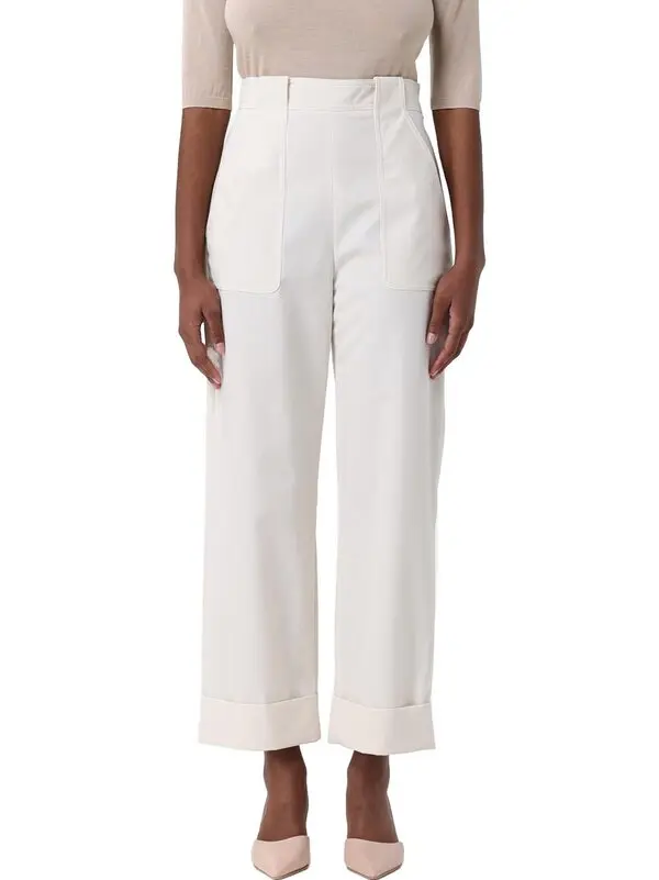 Max Mara Tailored Pants - White