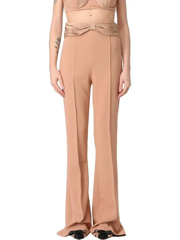 Elisabetta Franchi Tailored Flare Trousers - Nude